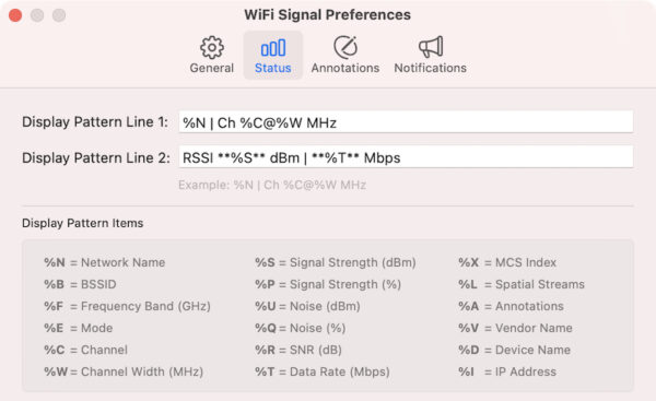 WiFi Signal - Monitor Your Mac Wi-Fi Connection Status