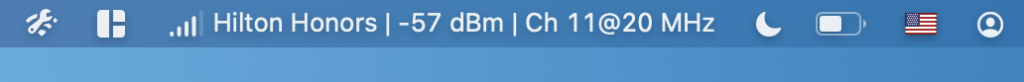 Customizing WiFi Signal's menu bar status display - Intuitibits